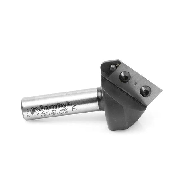 Amana - RC-1102 1 1/2" Cut Diameter V Grooving Router Bit with Insert ...